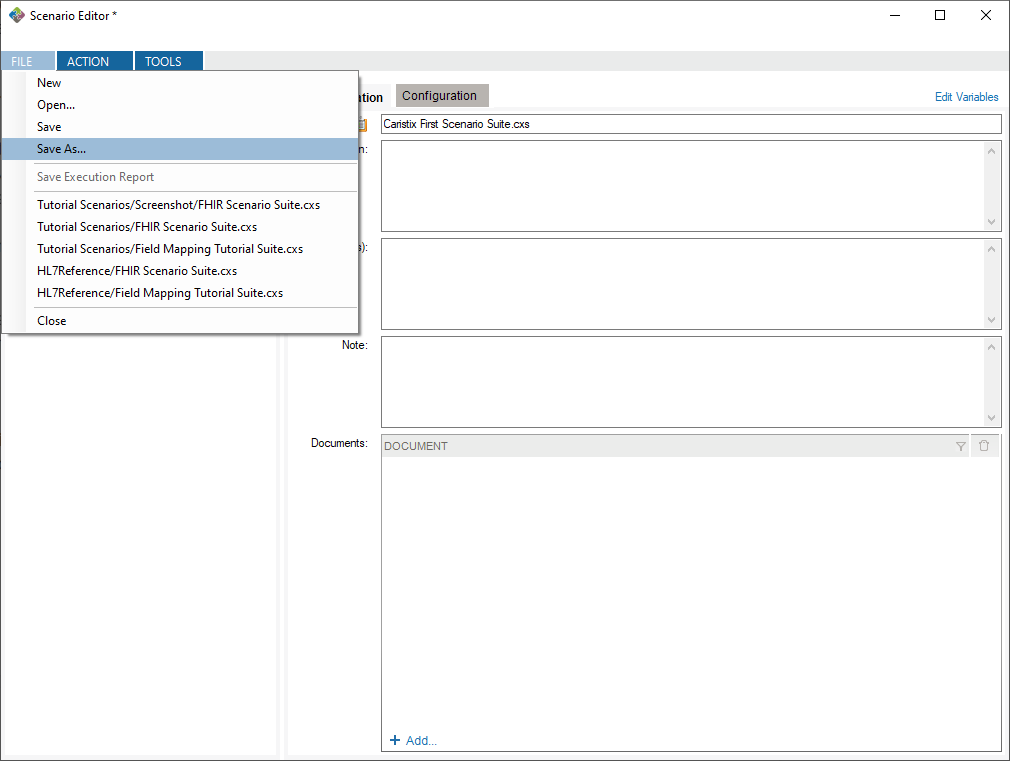 Getting Started with Caristix Test - Caristix